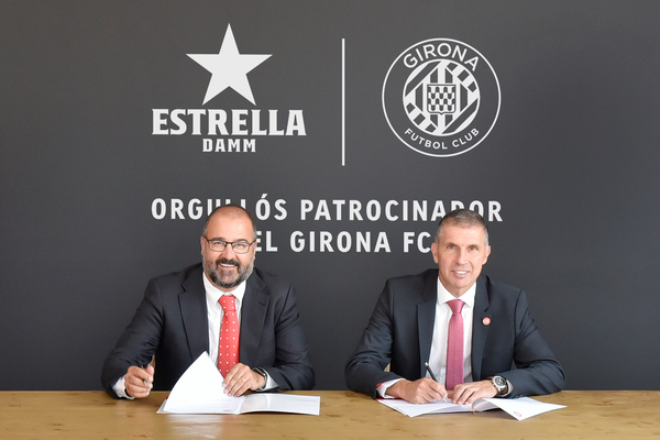 El Girona FC y Estrella Damm, juntos hasta 2028 | Damm Corp